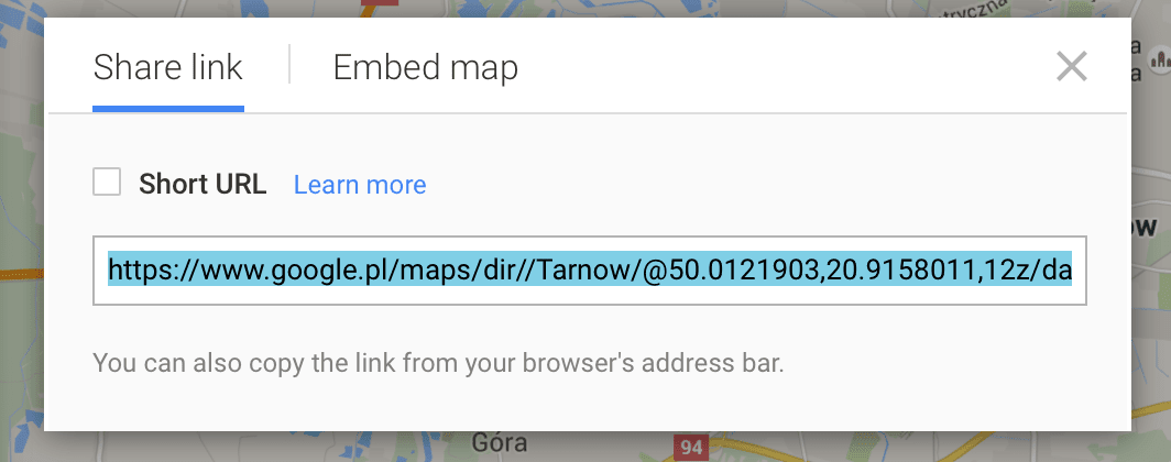 Simple guide on how to create a Google Maps link with auto directions ...